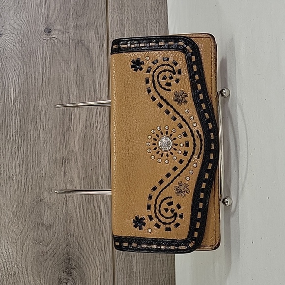 Brighton | Bags | Brighton Brown Pebble Leather Wallet | Poshmark